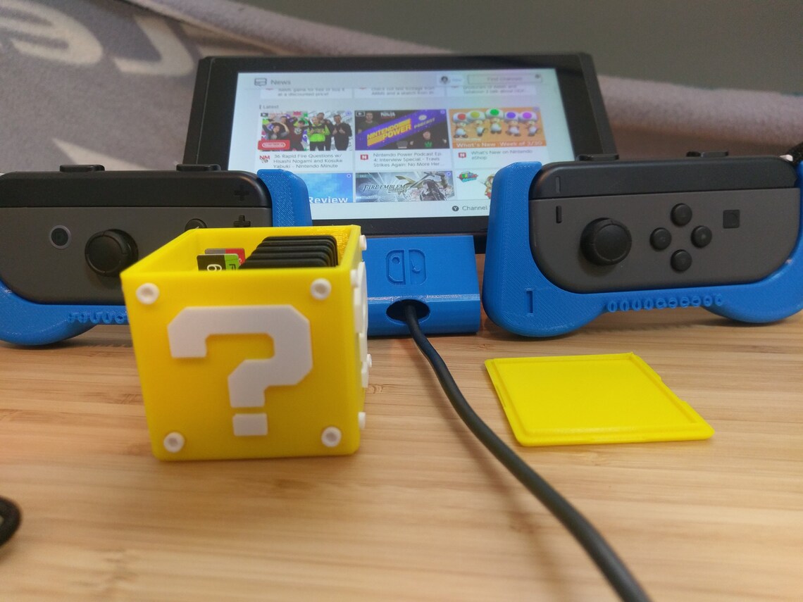 Nintendo Switch or 3DS Question Block Game Case Video Game | Etsy