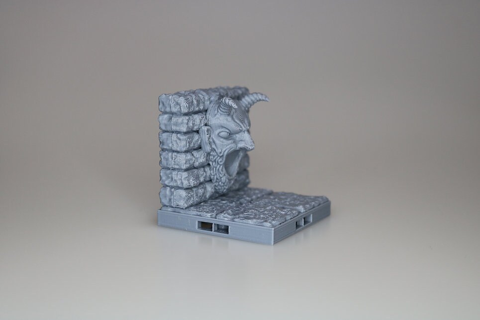 Demon Face Wall Tile RPG Dungeons and Dragons D&D - Etsy