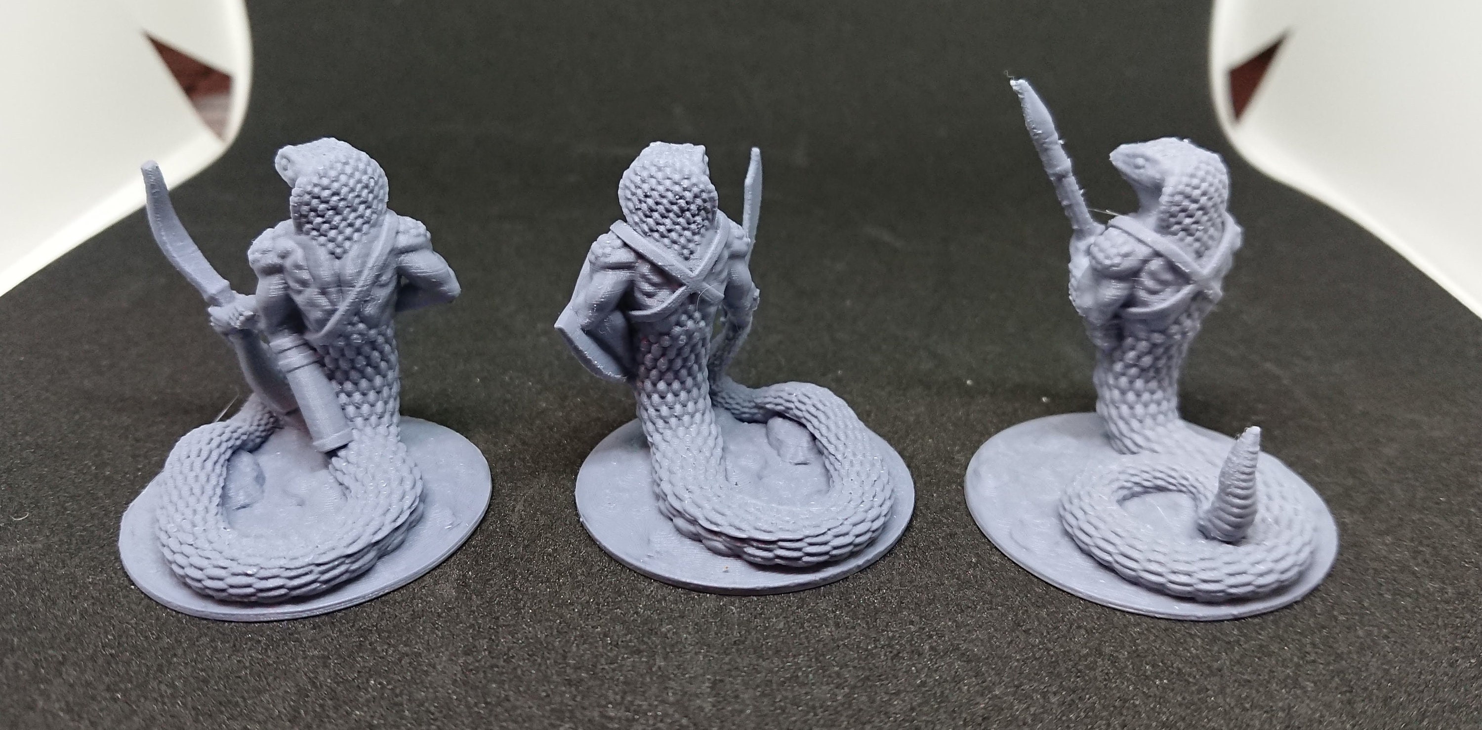 Snake Warriors Miniature Set RPG Dungeons and Dragons | Etsy