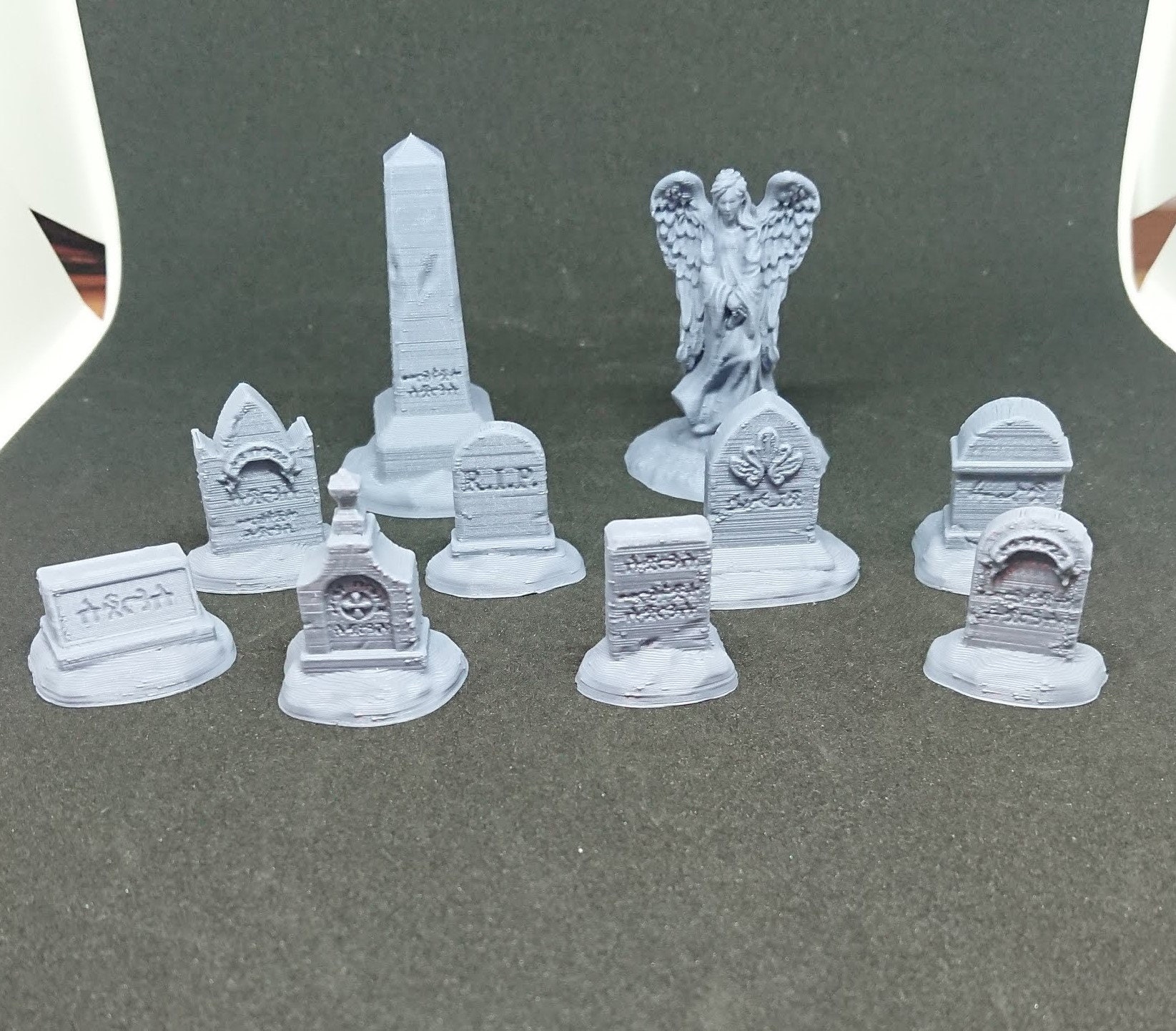 Gravestone Set RPG Dungeons and Dragons D&D Dice Pen | Etsy