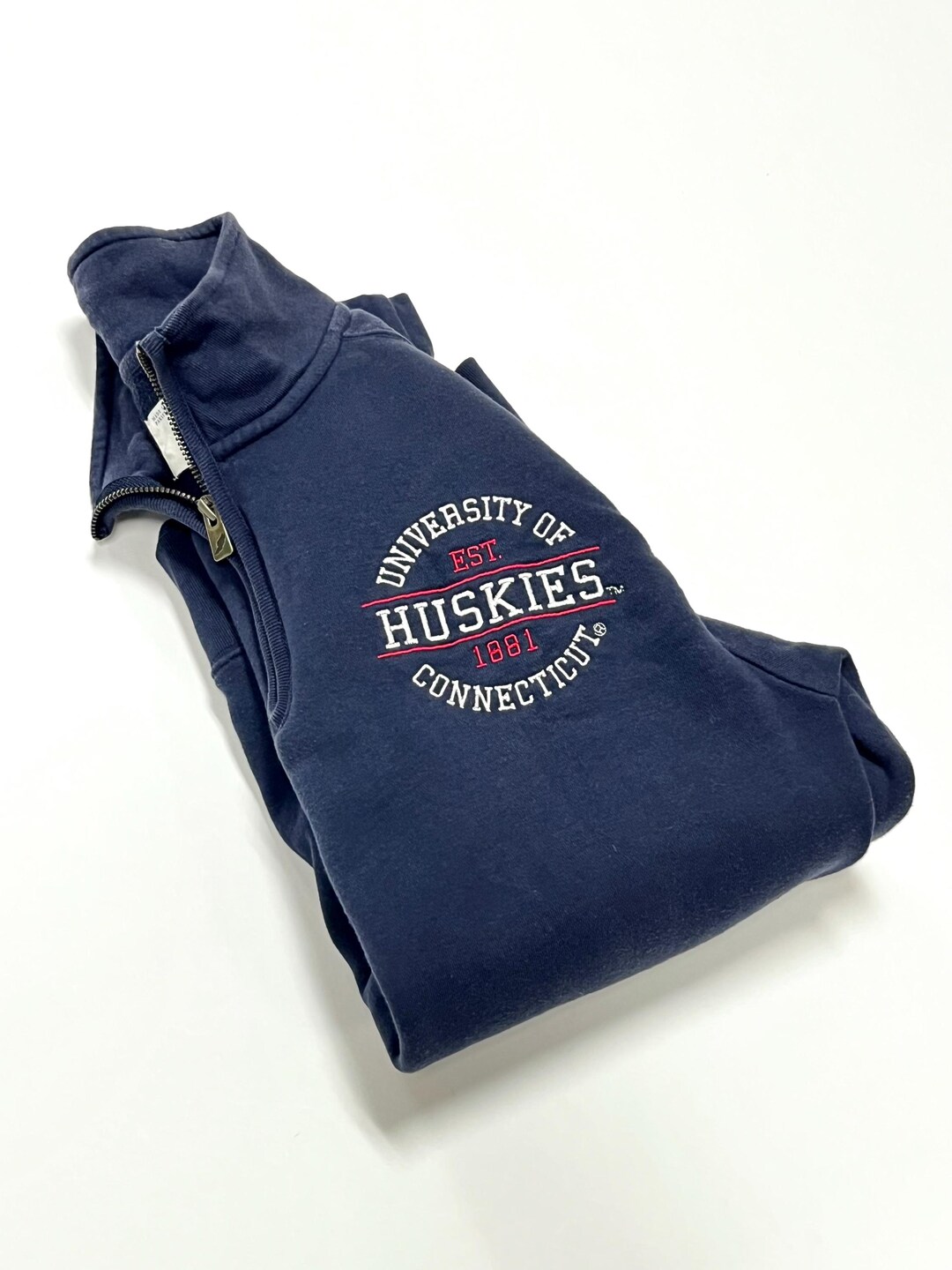 Uconn 3/4 Zip Sweater - University of Connecticut - Huskies - Preppy ...