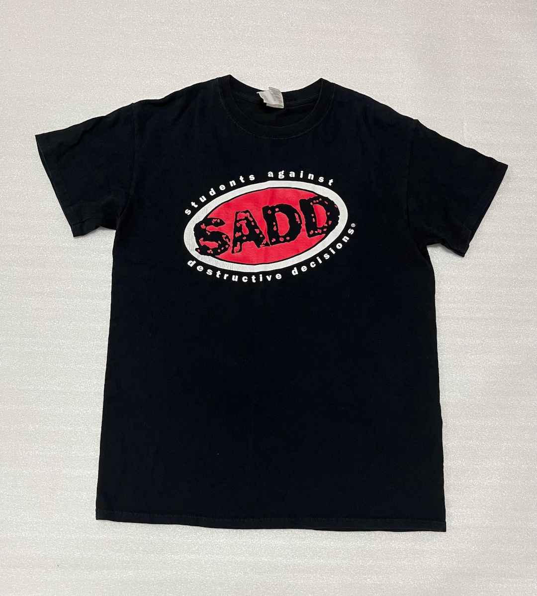 SAAD T-shirt - Vintage T-shirt - Students Against Destructive Decisions ...