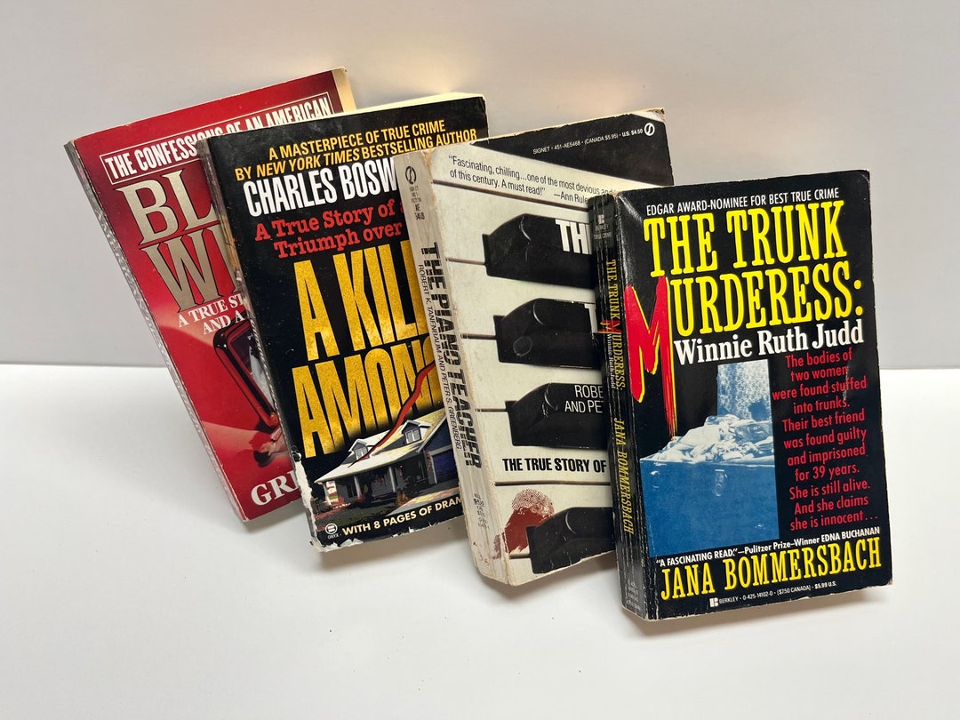 VINTAGE 1990's True Crime Books (x4) - Crime Junkie - Dateline - Pulp ...