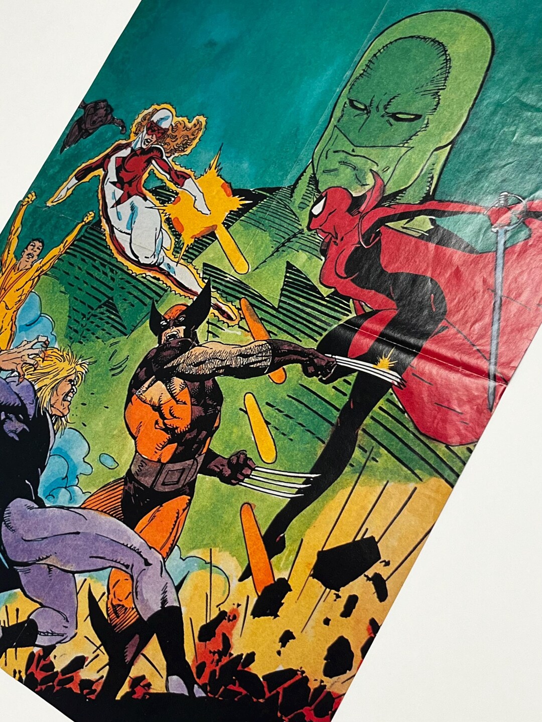 Vintage Wolverine Poster - Double Sided - the Flash Poster - MCU ...