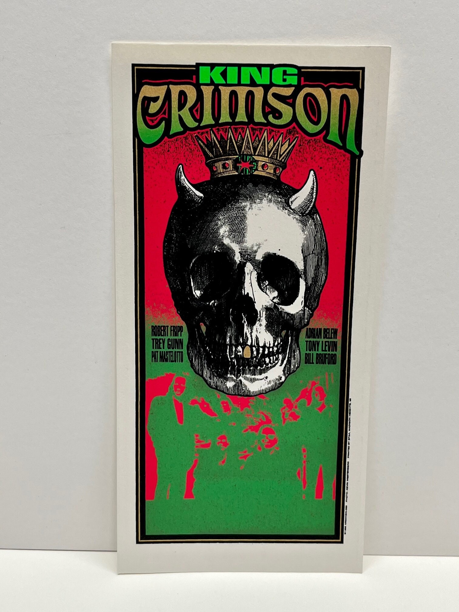 KING CRIMSON Original Mark Arminski Handbill Prog Rock - Etsy