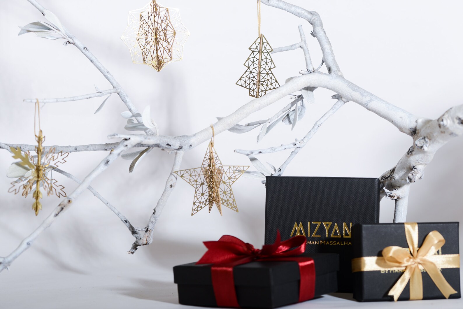 Golden Heart Christmas Tree Ornament DIY Holiday Decor - Etsy