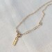Golden Hanger Charm Clothes Hanger Necklace - Etsy