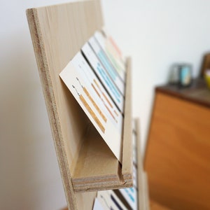 Flat-pack Wooden Jewellery Card Display for 35 Product Cards. Ply Wood ...
