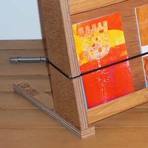 Card Display in Ply Wood - Easy Assemble Postcard Stand for Market and ...