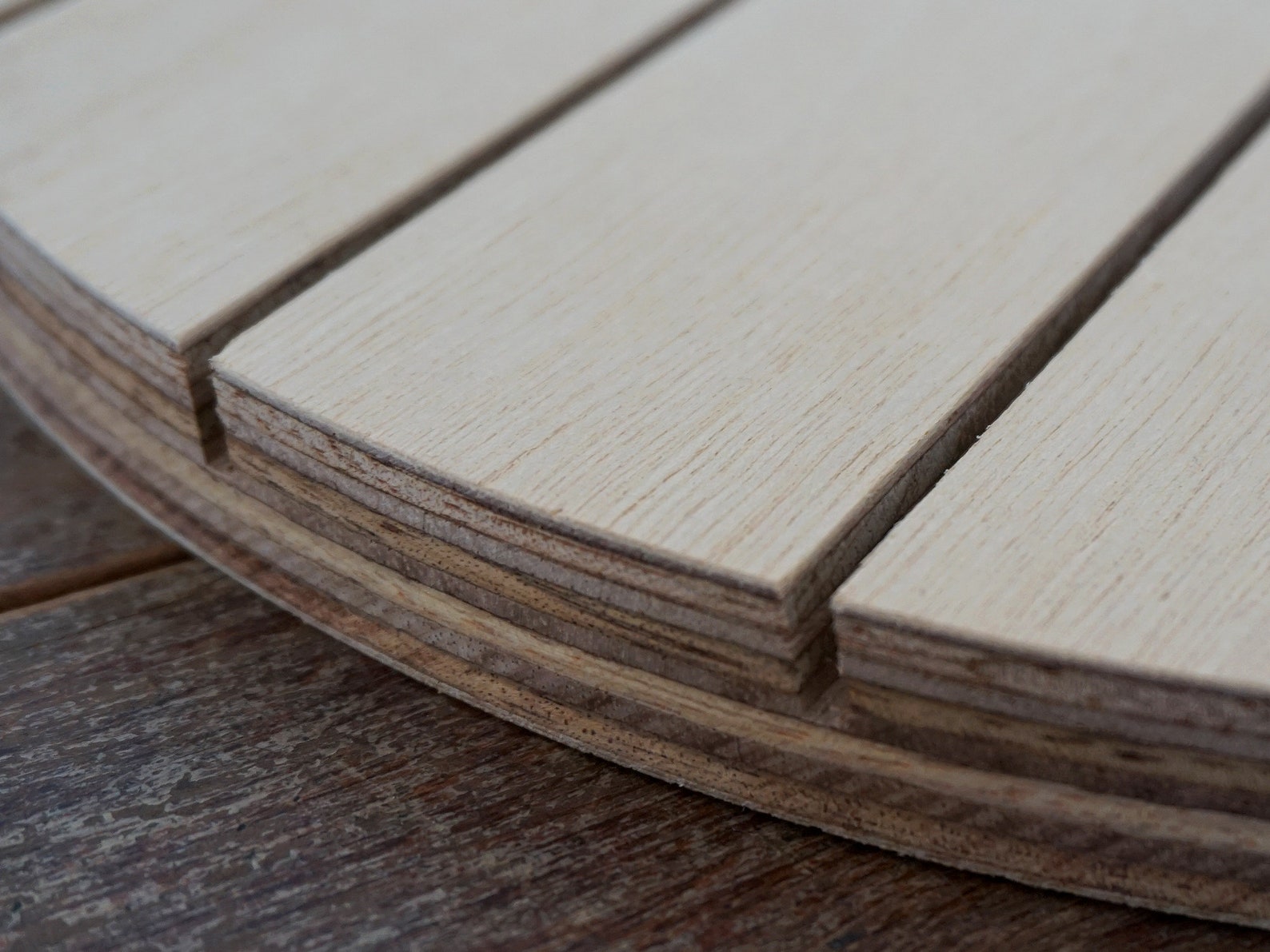 Slotted Wooden Circular Jewellery Card Display Board. Premium | Etsy