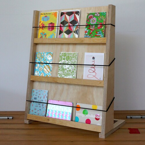 Multiple Vertical MOO Business Card Display / Walnut and | Etsy Canada