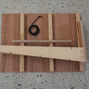 Card Display in Ply Wood - Easy Assemble Postcard Stand for Market and ...