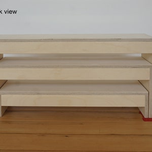 Set of Three Nesting Displays for Candles, Soaps, Ceramics. Wooden ...