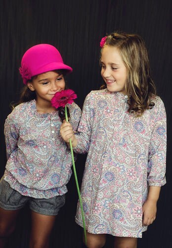 Floral Print Girls Shirt Print Girls Blouse Baby Girl Floral - Etsy