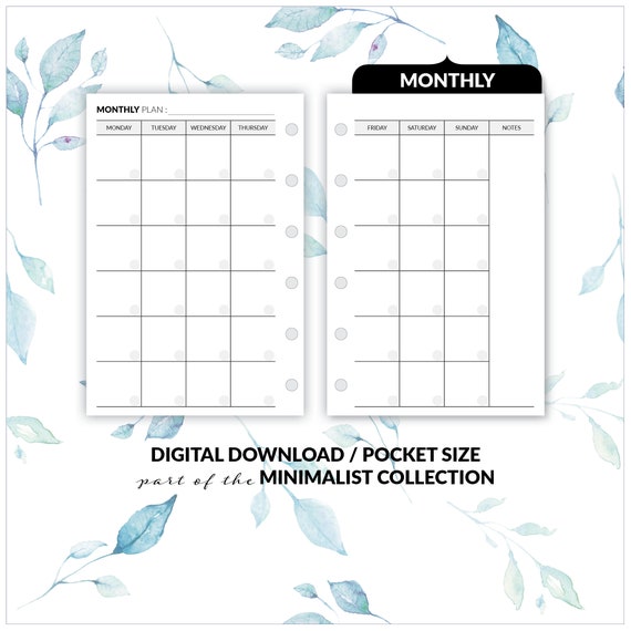 Pocket Printable Pocket Printable Inserts Pocket Inserts | Etsy