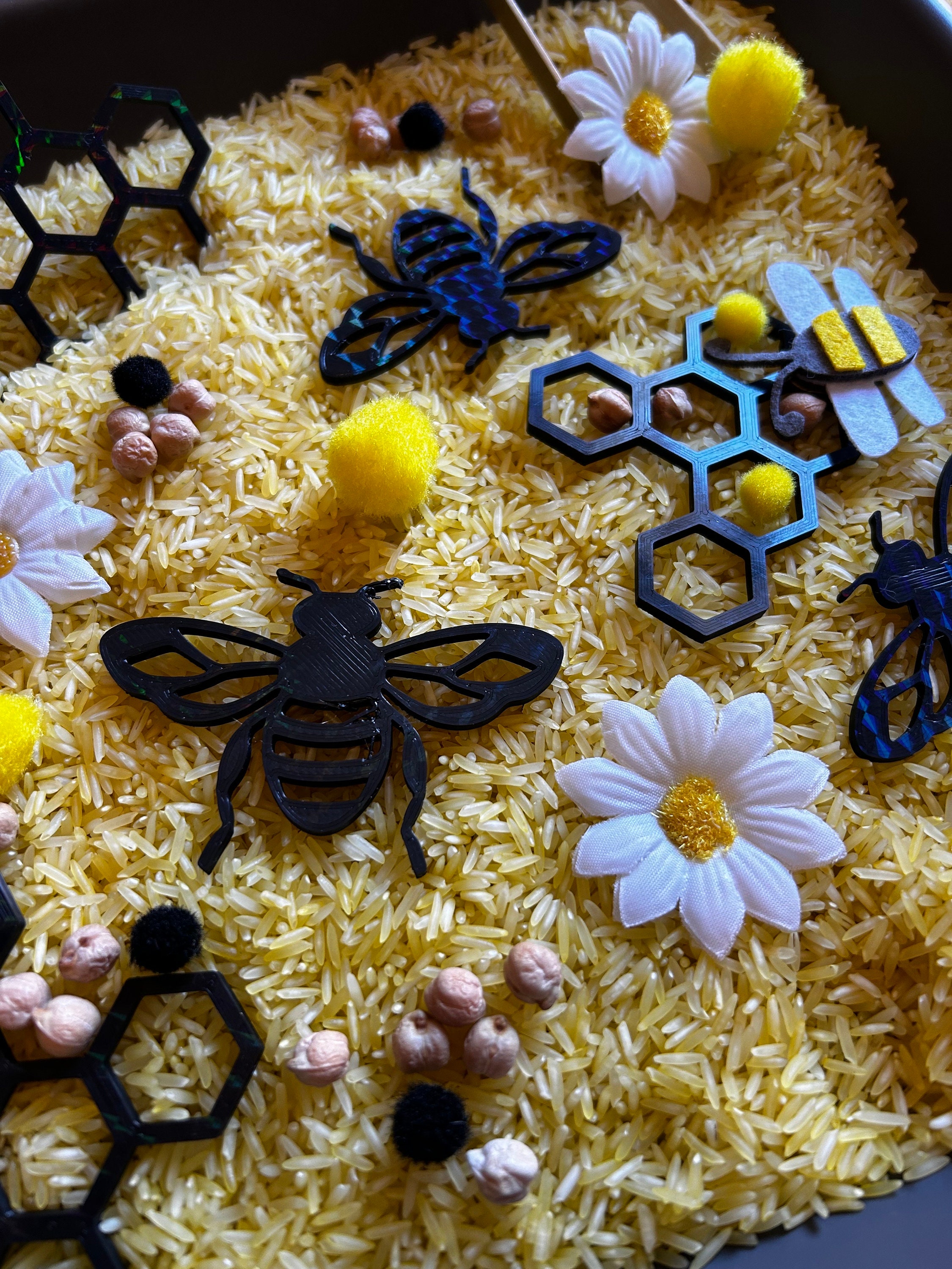 Bees Sensory Tray Kit - Etsy UK
