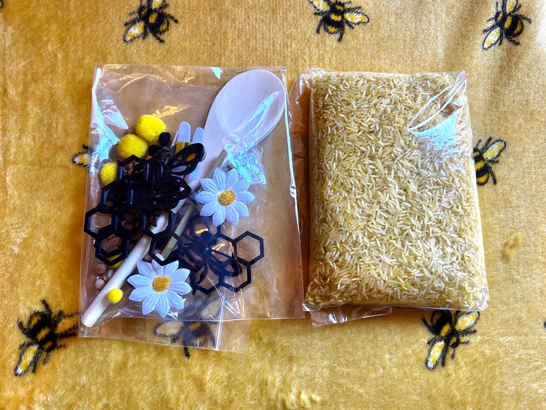Bees Sensory Tray Kit - Etsy UK