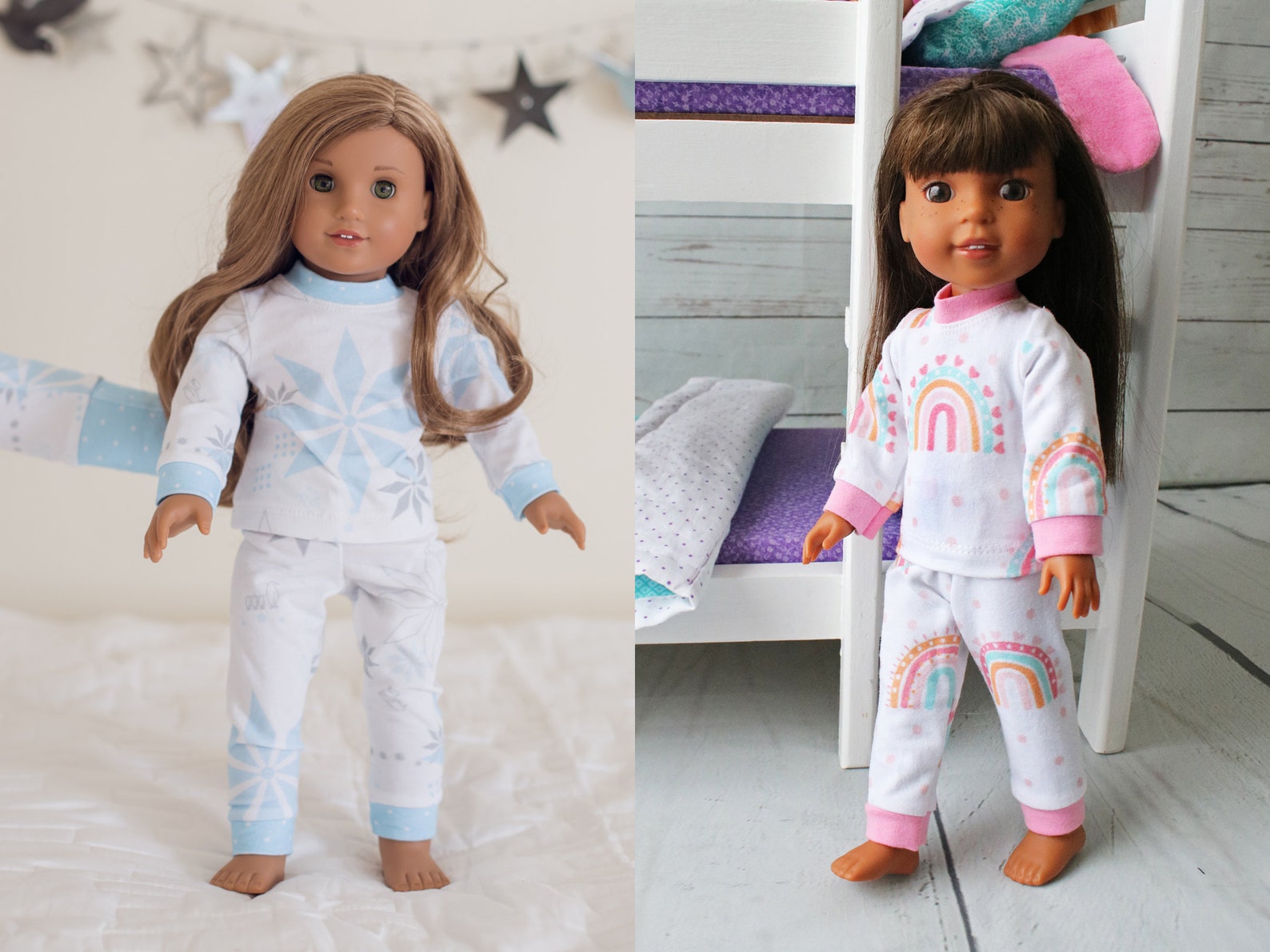 Dolly & Me Matching Pajamas, Matching Doll Pjs, Girl's Pajamas, Child ...