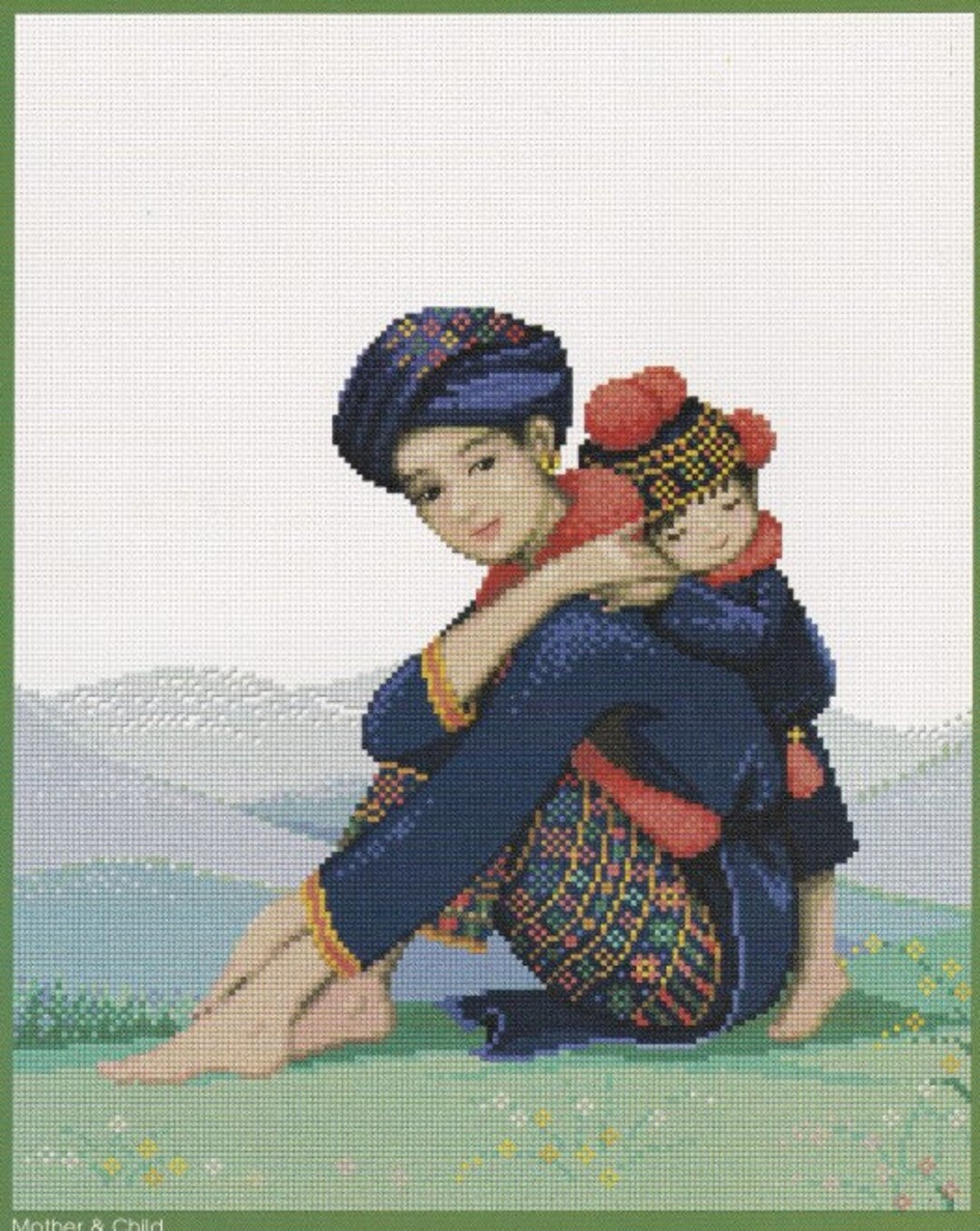 PINN Collection Cross Stitch Pattern. Hill Tribes With Bonus Girl & Pet ...