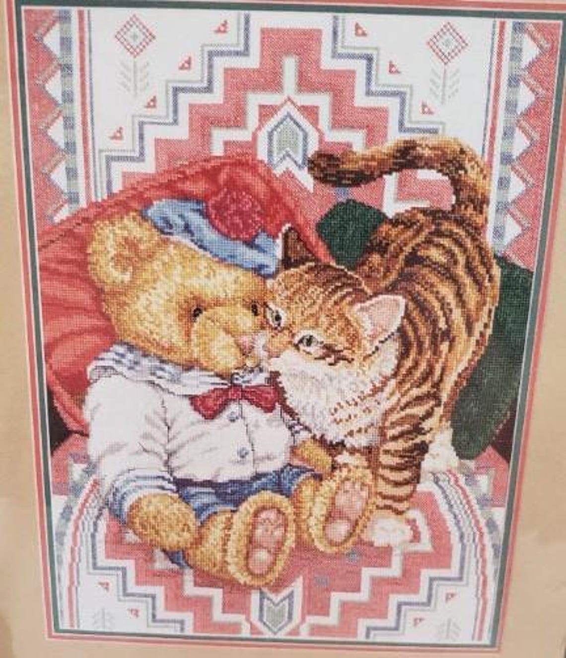 Counted Cross Stitch Pattern. American Indian Tabby. 20943. - Etsy