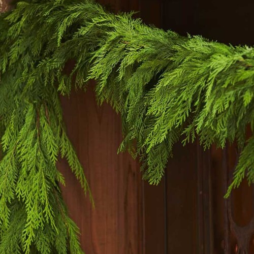 10' Fresh Cedar Garland PRE-ORDER AVAILABLE | Etsy