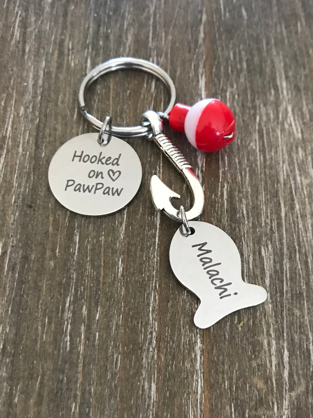 Pawpaw Fishing Keychain, Hooked on Paw Paw Fish Keychain, Fishing Lure ...