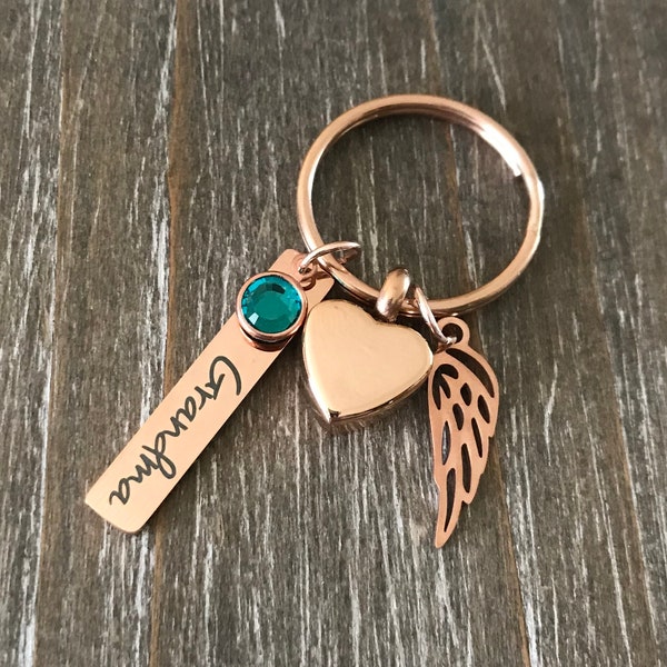 Memorial Keychain - Etsy