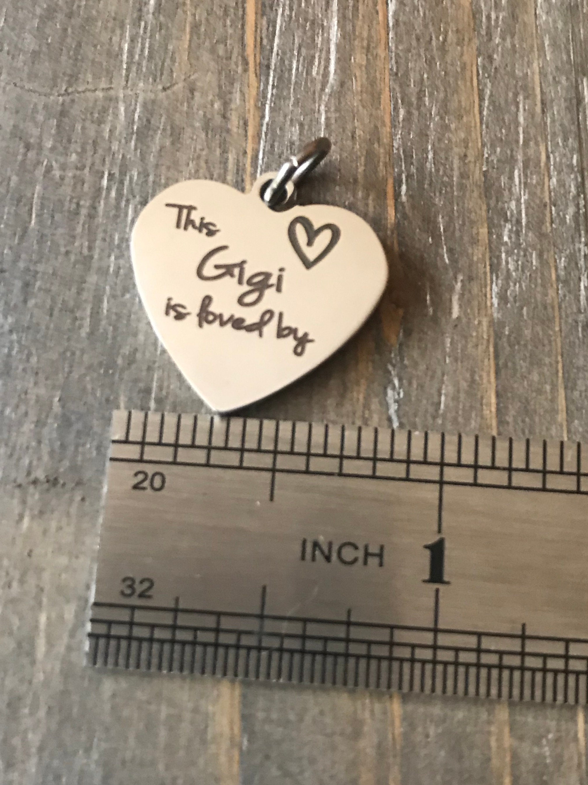 Gigi Necklace / 1 2 3 4 5 6 Name birthstone Gift / Gigi jewelry ...