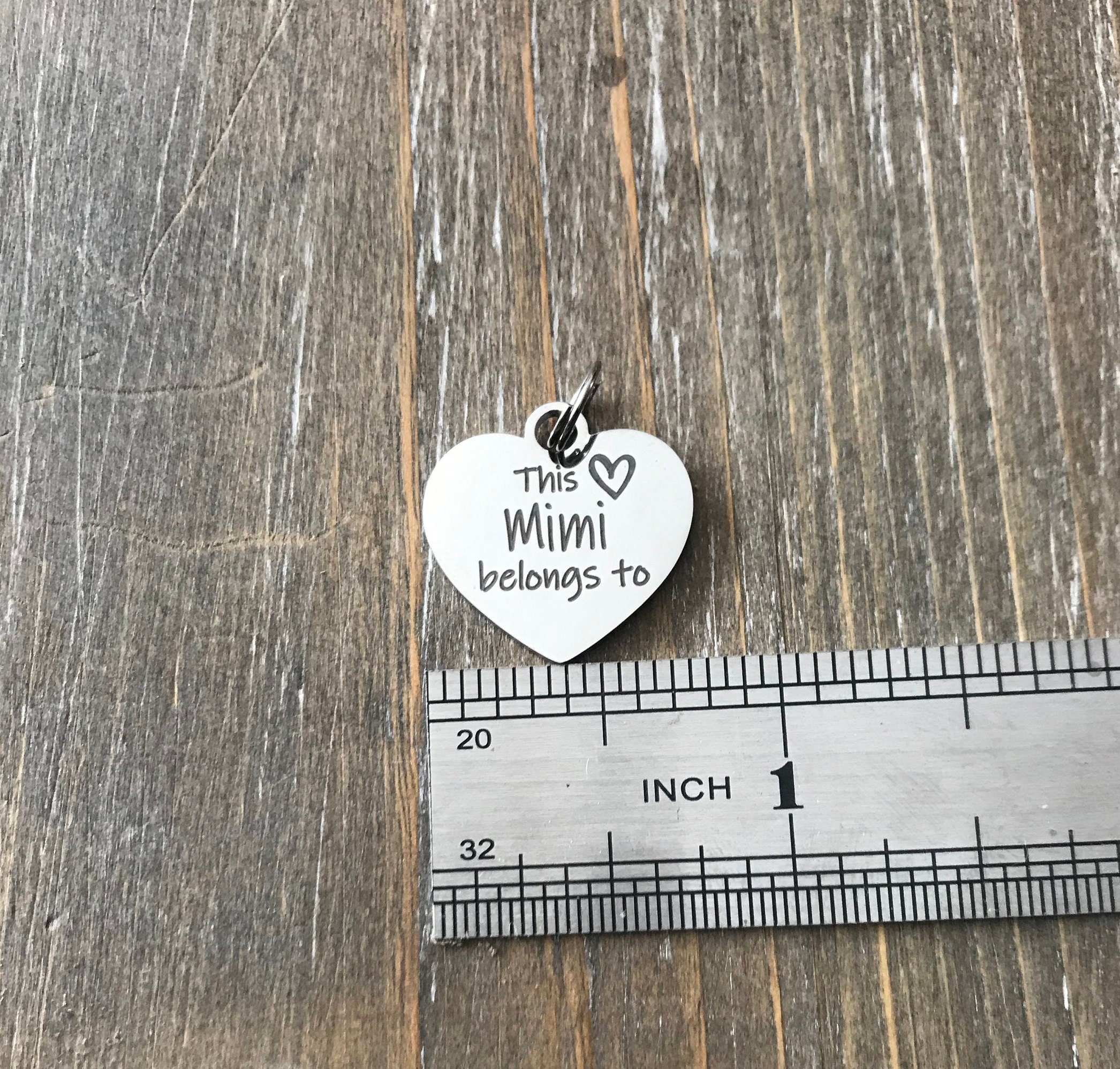 Mimi Key chain / Grandma Mimi jewelry / children's name Keychain ...