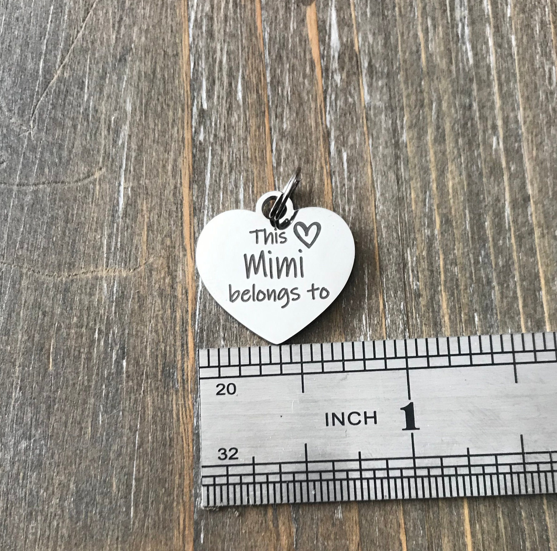 Mimi Key chain / Grandma jewelry / children's name Keychain ...