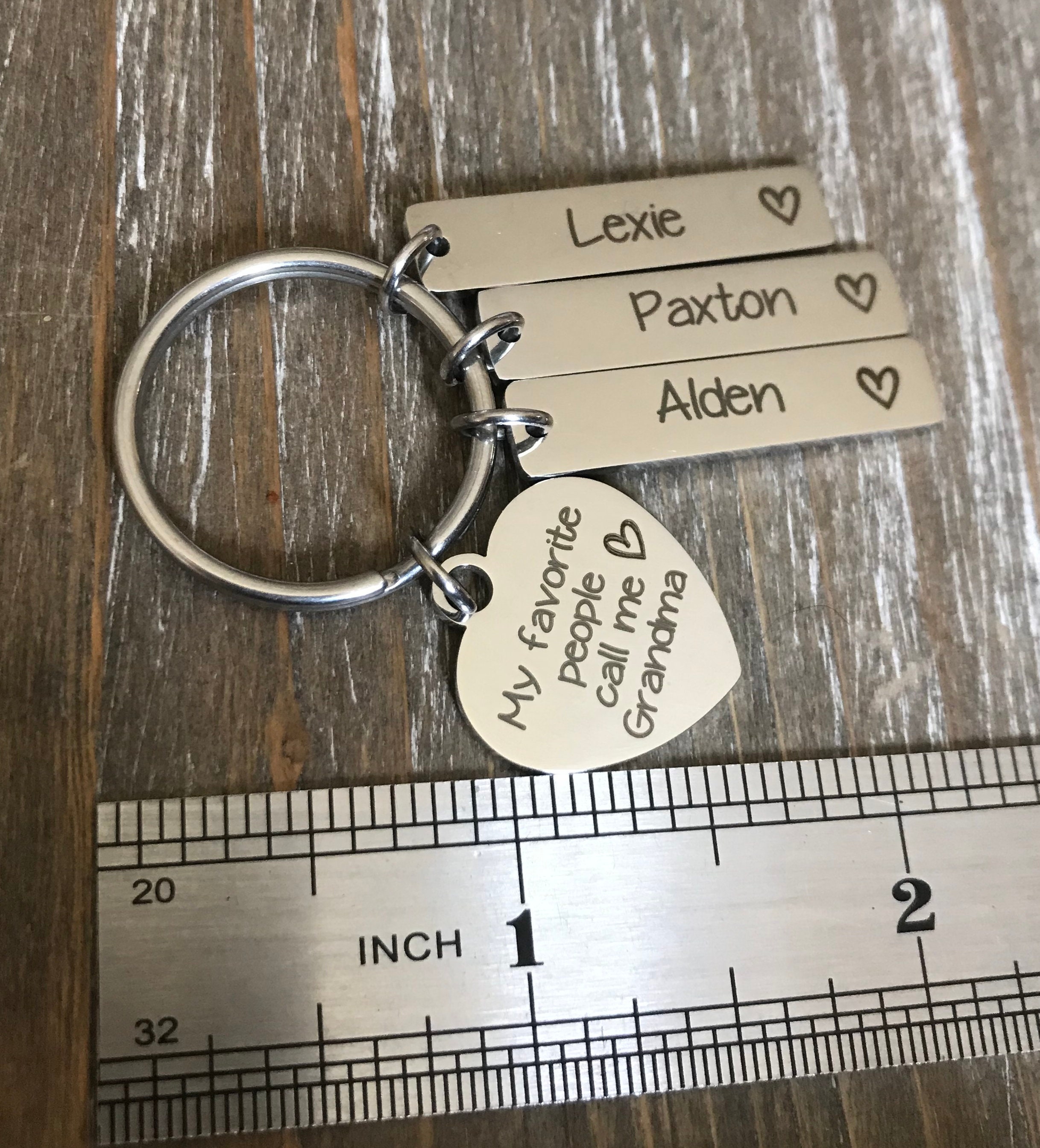 Mother Key chain Gift / Mother jewelry / children's name Keychain ...