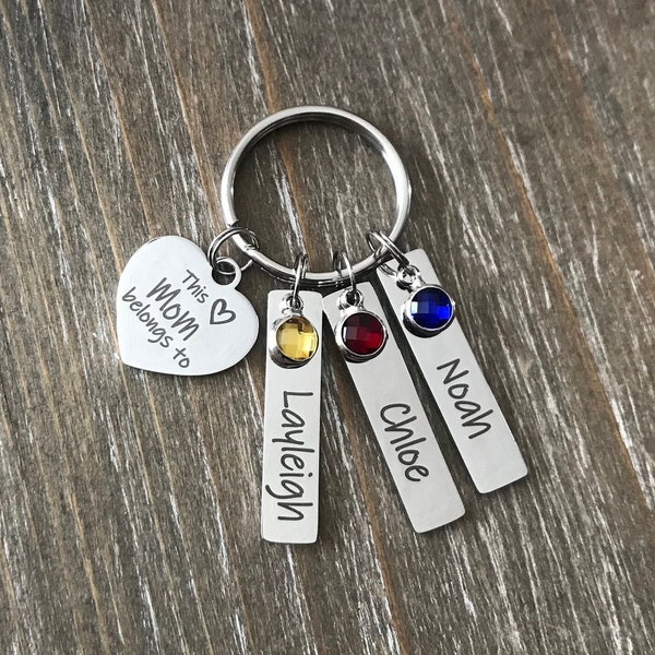 Mom Key Chain - Etsy