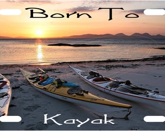 Kayak License Plate - Etsy