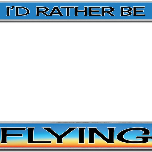 Flying License Plate Frame - Etsy