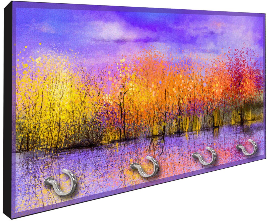 Autumn Splendor Key Hanger Rack From Redeye Laserworks - Etsy