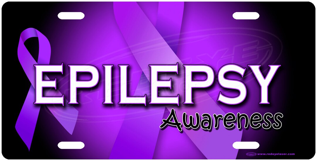 Epilepsy Awareness License Plate Tag - Etsy