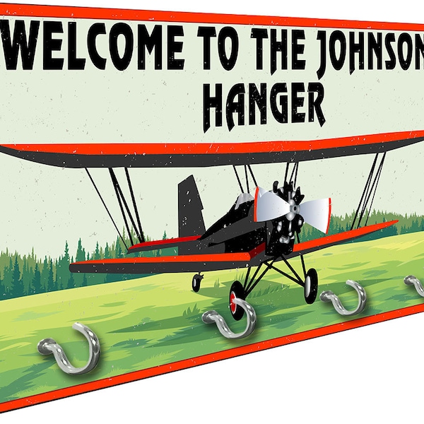 Wall Hanger Airplane - Etsy