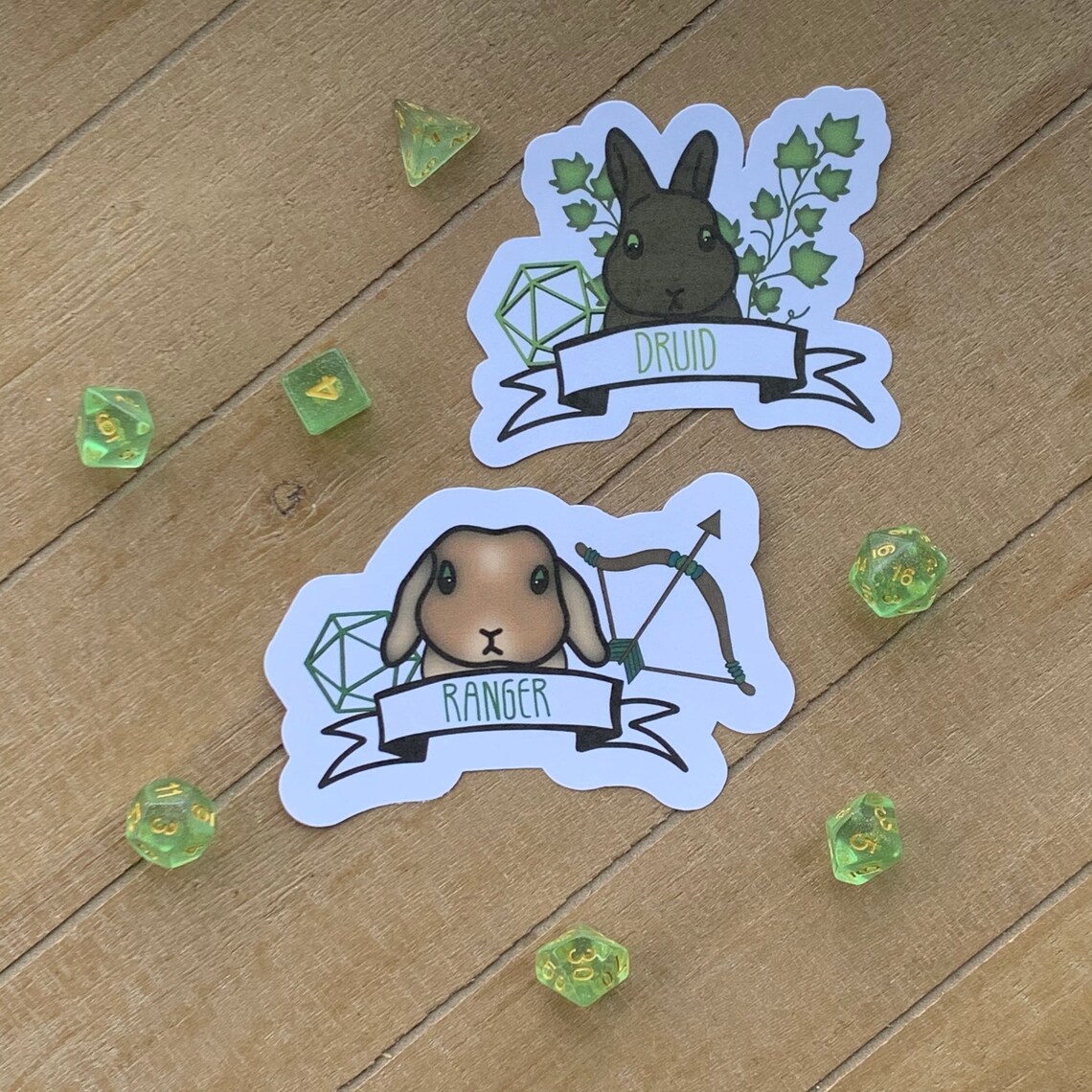 DnD Dungeons and Dragons D&D Class Bunnies Rabbits | Etsy