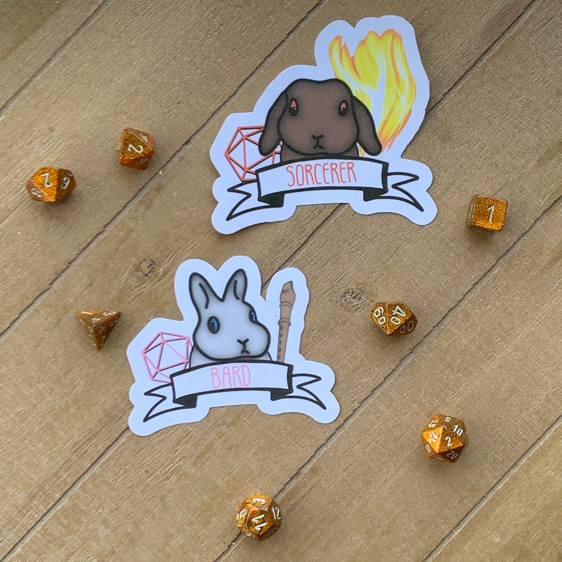 DnD Dungeons and Dragons D&D Class Bunnies Rabbits | Etsy