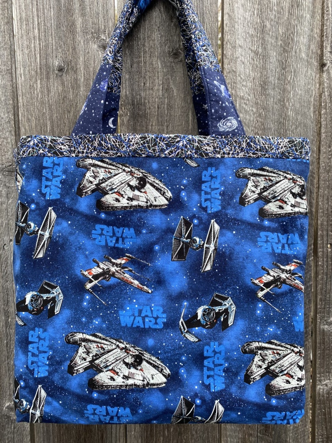 Fun Character Themed Pocket Tote Bag. Colorful. - Etsy