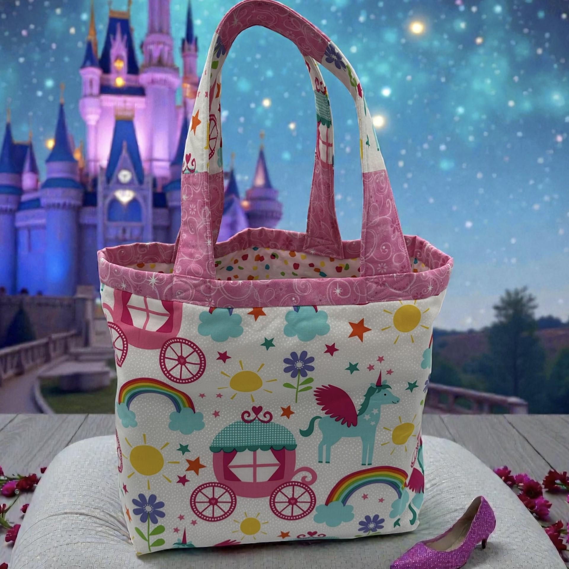 Princess Themed Pocket Tote Bags. Cute and Colorful. School/work ...