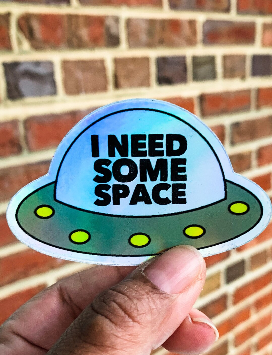 I Need Space Sticker - Etsy