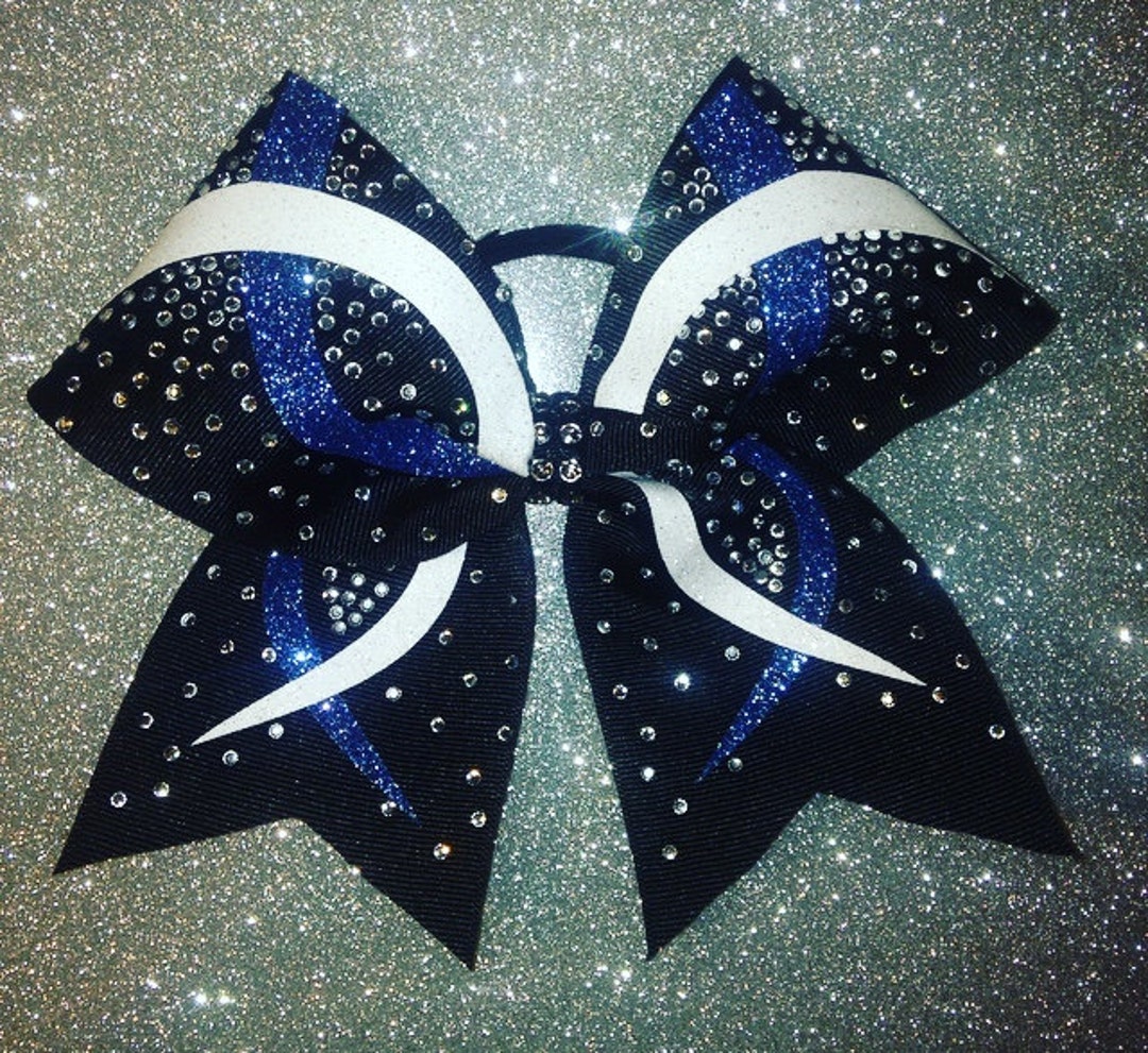 Great Competition Bows With Tons of Sparkle Cheerleading Hairbows Can ...