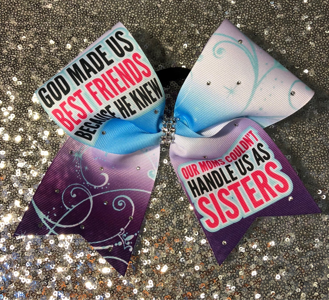 Best Friends Cheer Bow - Etsy