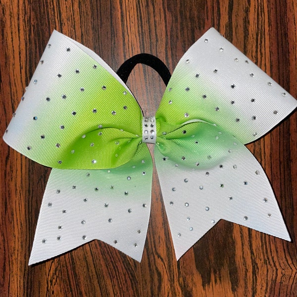 Green Cheer Bow - Etsy