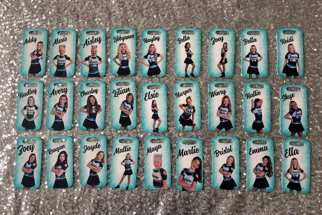 Luggage Bag Tags or Backpack Tags…cheer Bags With Personalized Picture ...