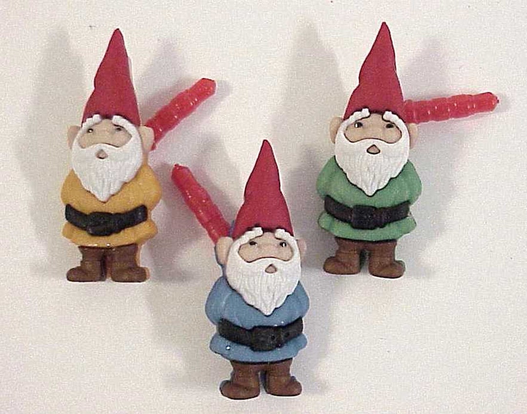 Garden Gnomes Echarm Dust Plug Set for Cell Phone Ereader PC Pad or Any ...