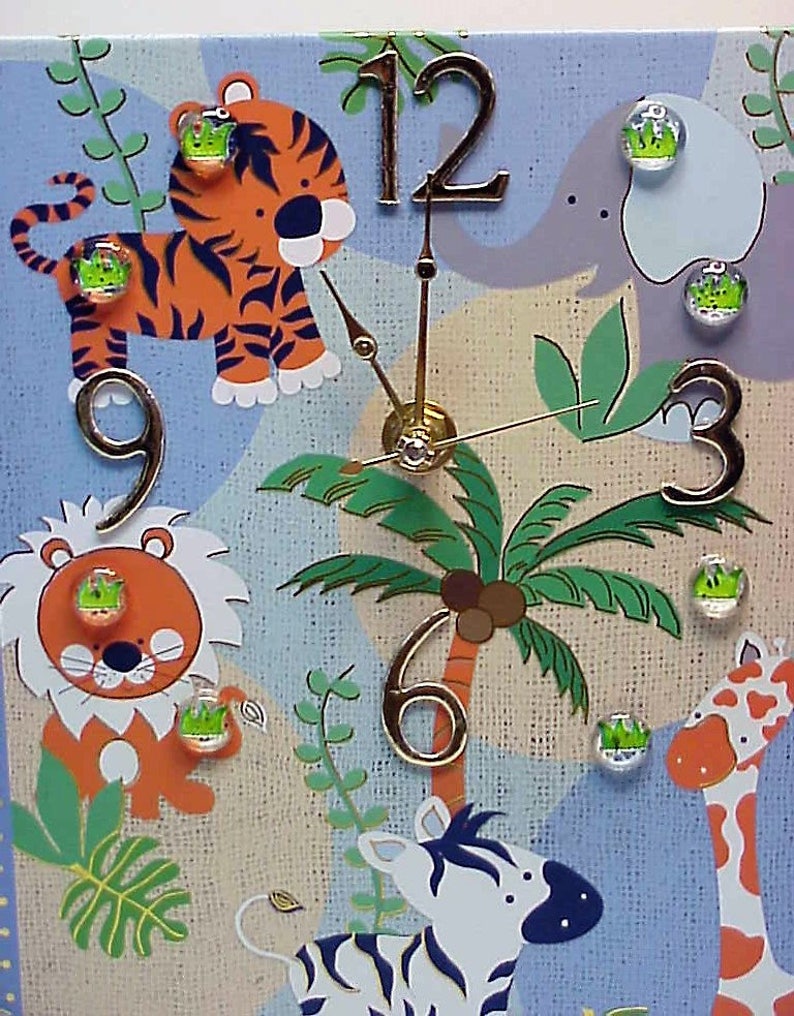Blue Jungle Book Acharm Clock for Desk, Table or Dresser - Adorable ...
