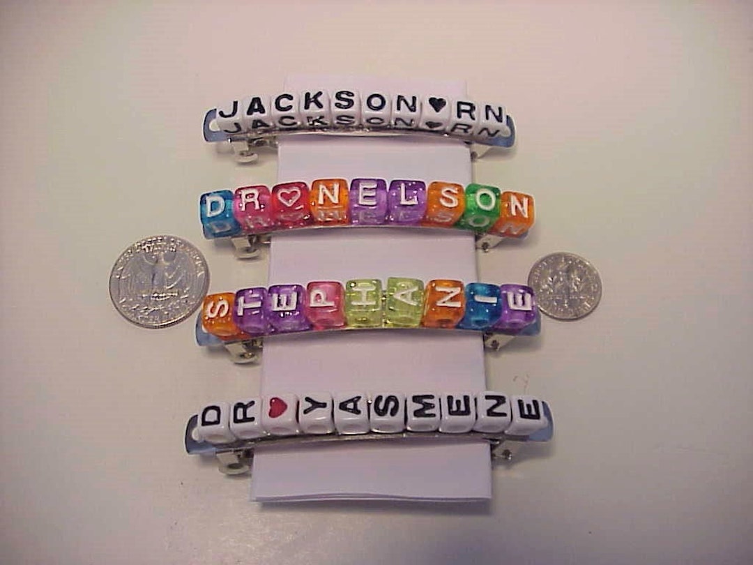 PPE Name Badge / PPE Name Clips - Easy on & off - Works Great Clipped ...