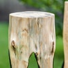 Log Stool Wood, Modern Stool, Porch Decor, Farm Stool, Small Stool, Mid ...